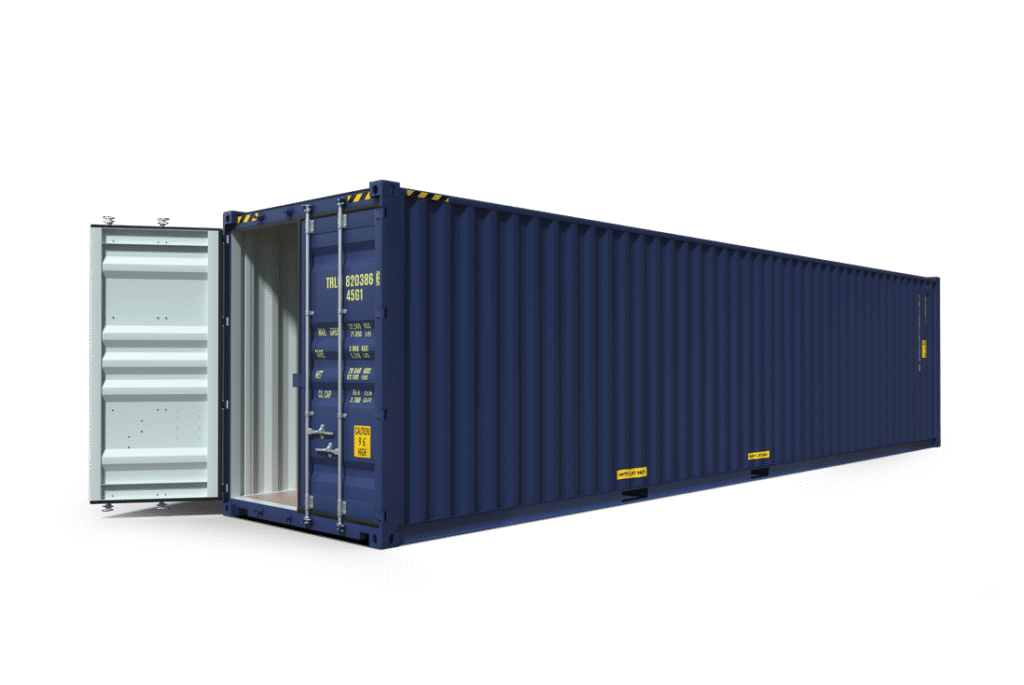 40ft High Cube Containers with Fork Pockets – Zenvoriax
